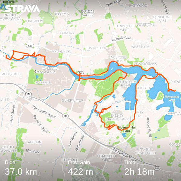Parramatta River Cycleway – eBiker Diary