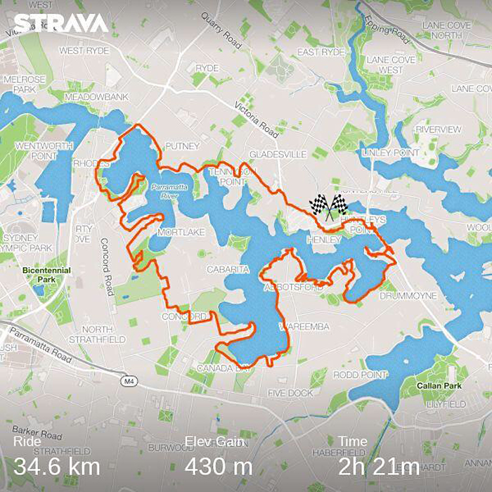 Huntley’s Point to Rhodes – eBiker Diary