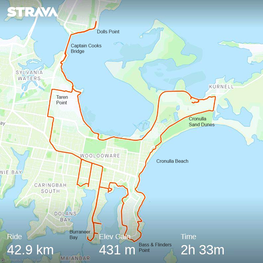 Cronulla Explorer – eBiker Diary